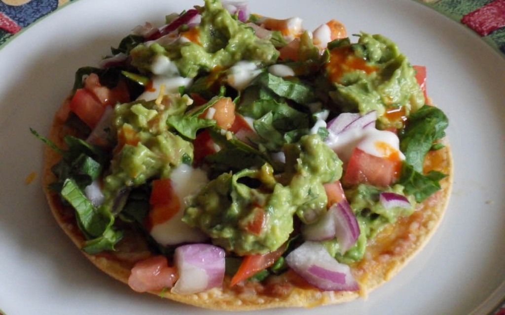 Mexican Tostada - EZPZ Cooking