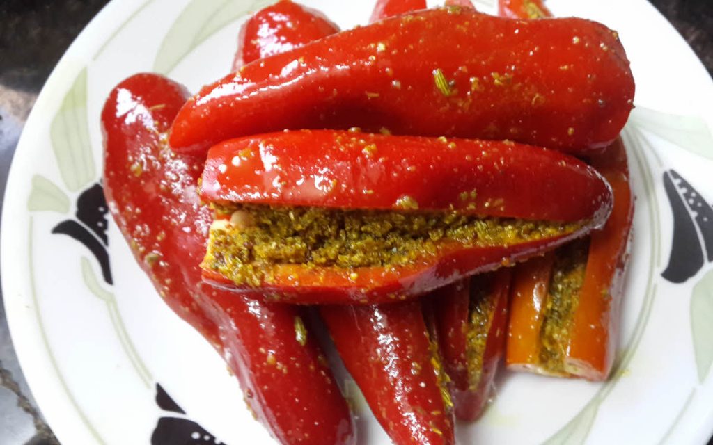 Whole Red Chili Pickle